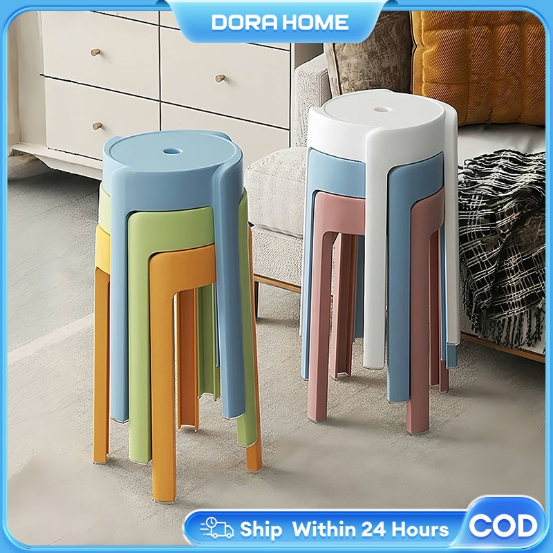 Plastic Stool Chair Dining stool Bar stools chair Sturdy Stackable Save ...