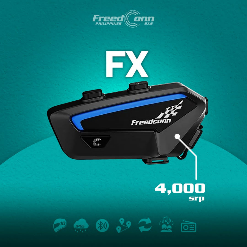 Freedconn Fx Motorcycle Helmet Bluetooth Intercom | Shopee Philippines