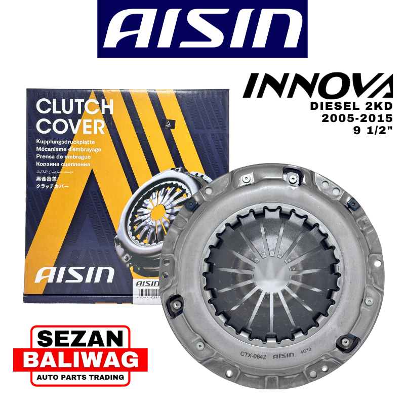AISIN CLUTCH COVER PRESSURE PLATE 9 1/2'' TOYOTA INNOVA DIESEL 2KD 2005 ...