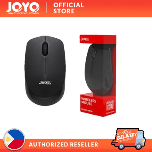 JEDEL W690 WIRELESS 2.4GHZ 1200DPI OPTICAL MOUSE USB (BLACK) | Shopee Philippines
