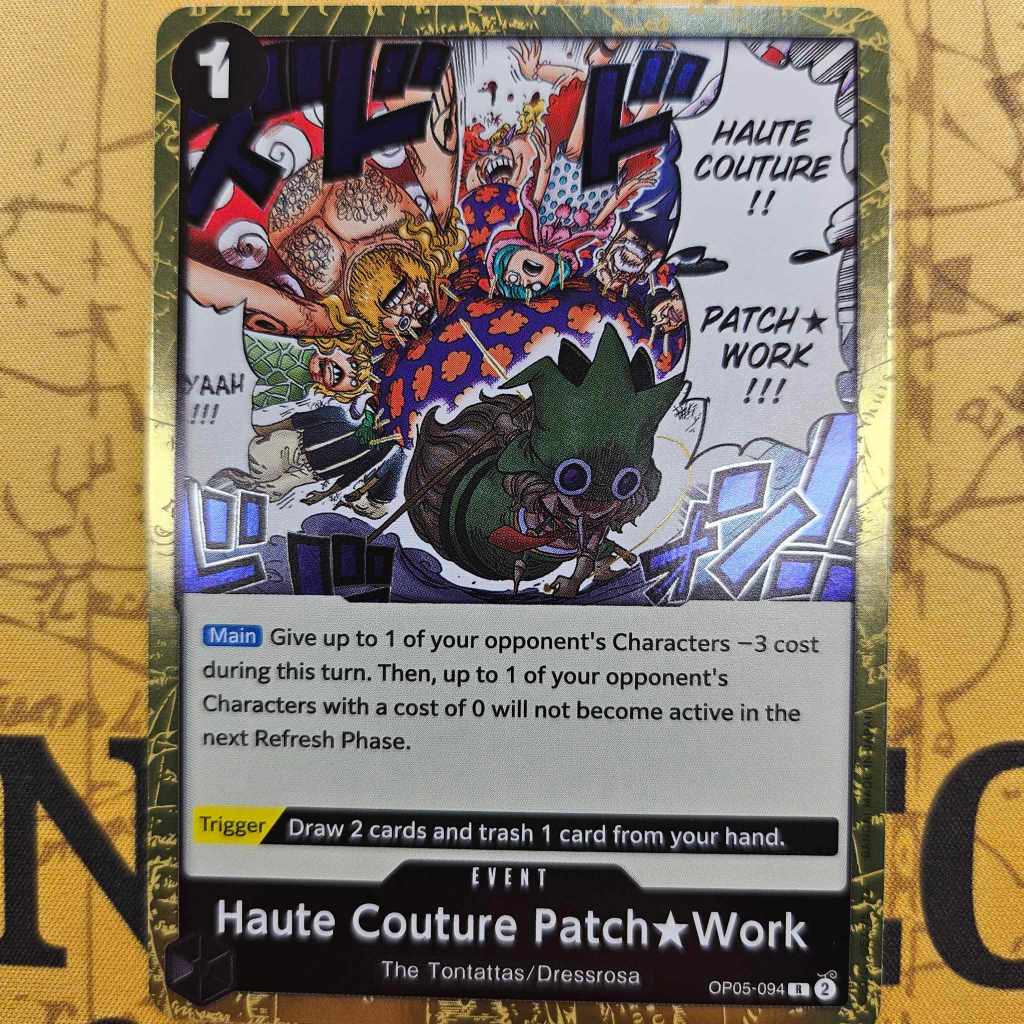 One Piece TCG [ENGLISH] OP05-094 R Haute Couture Patch work [ENGLISH VERSION] | Shopee Philippines