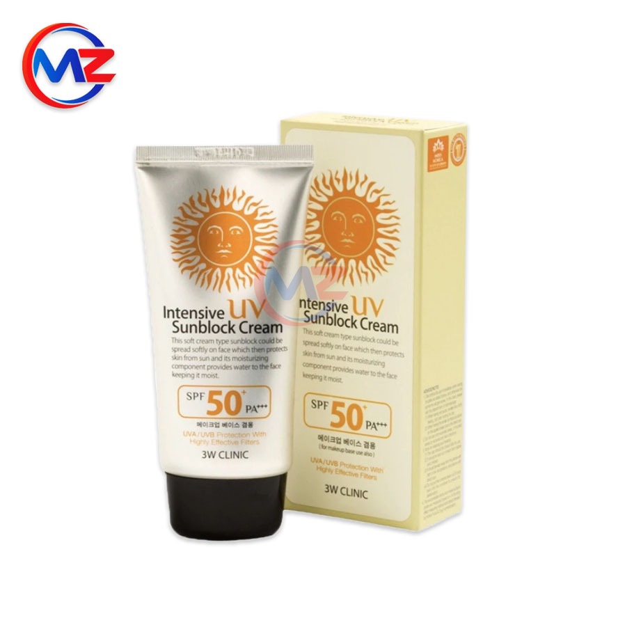 3W CLINIC Intensive UV Sunblock Cream 70ml | Shopee Philippines