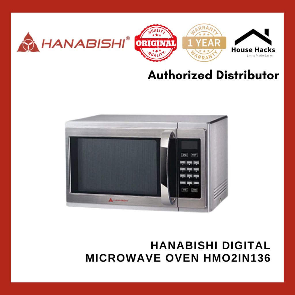 Hanabishi Digital Microwave Oven HMO2IN136 (House Hacks) | Shopee ...