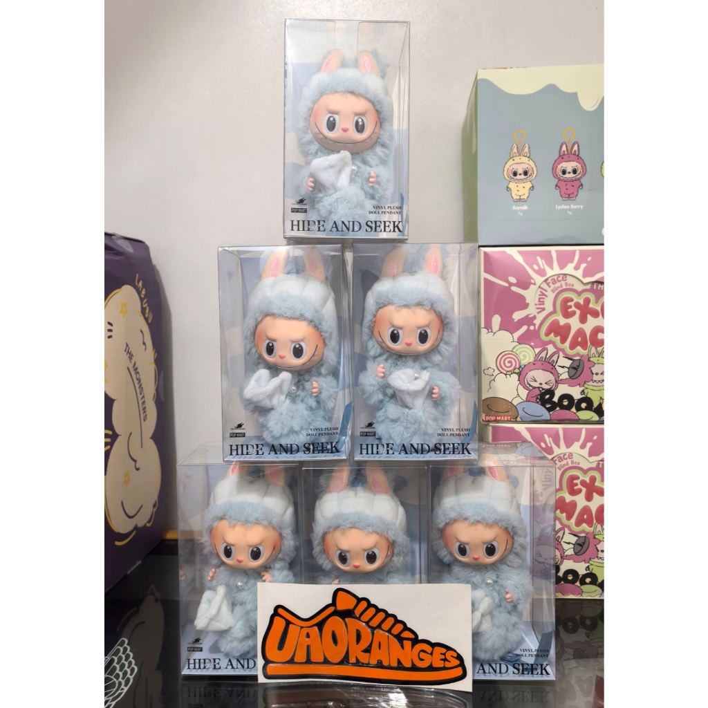 Labubu x Merlion Vinyl Face Plush Keychain Bag Charm | Shopee Philippines