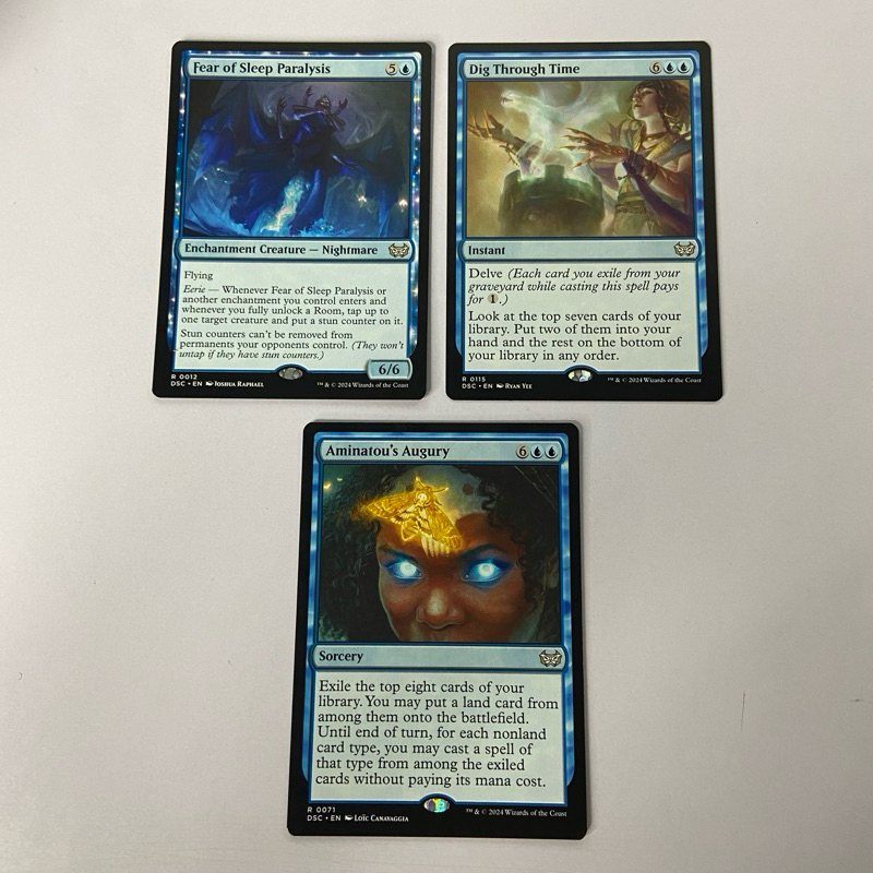 FEAR OF SLEEP PARALYSIS DIG THROUGH TIME AMINATOU’S AUGURY | DSK DUSKMOURN BLUE MTG | Shopee ...