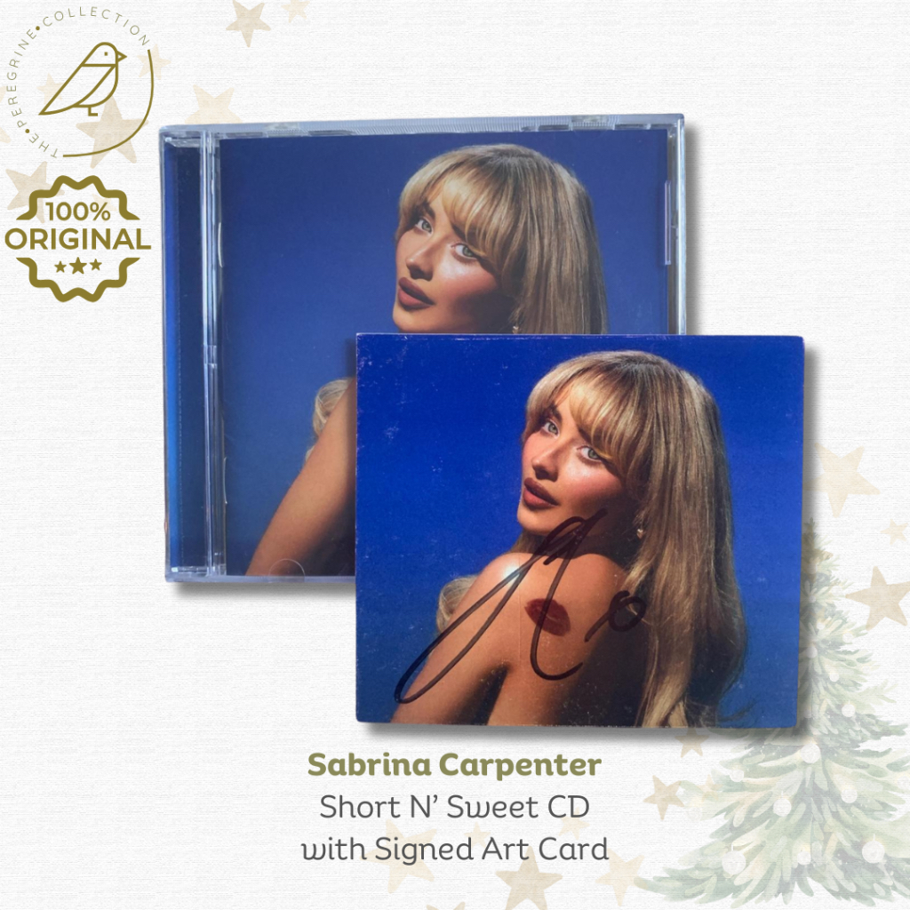 SIGNED Sabrina Carpenter Short n' Sweet Art Card and CD - Sealed ...