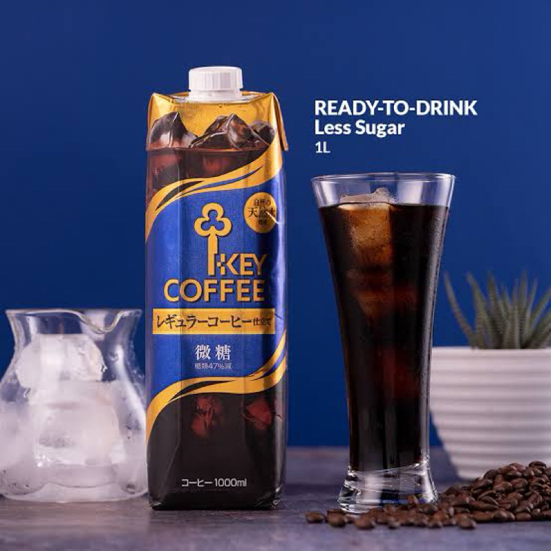 Key Coffee Less Sugar Liquid Iced Coffee 1L | Shopee Philippines
