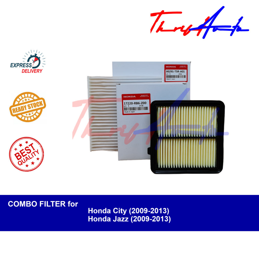 COMBO Filters (Aircon & Air) for Honda City (2009 - 2013) and Honda ...