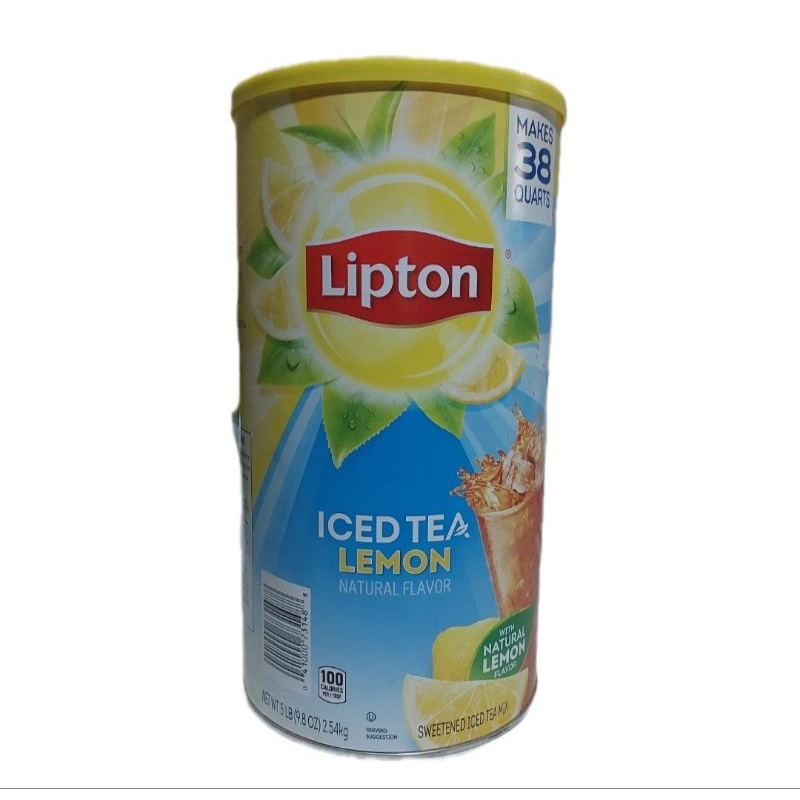 Lipton Powdered Mix Iced Tea Mix Lemon 2.71kgs (38 qt) | Shopee Philippines