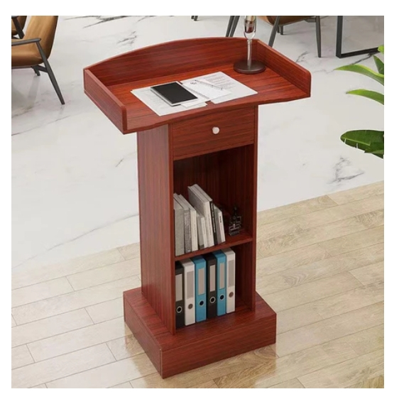 Upgraded small modern podium welcome desk speech desk reception desk ...