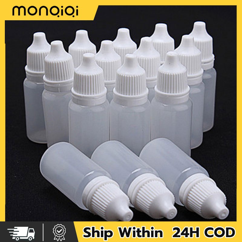 100Pcs 5ml 10ml 15ml 20ml 30ml 50ml plastic squeezable dropper bottle ...