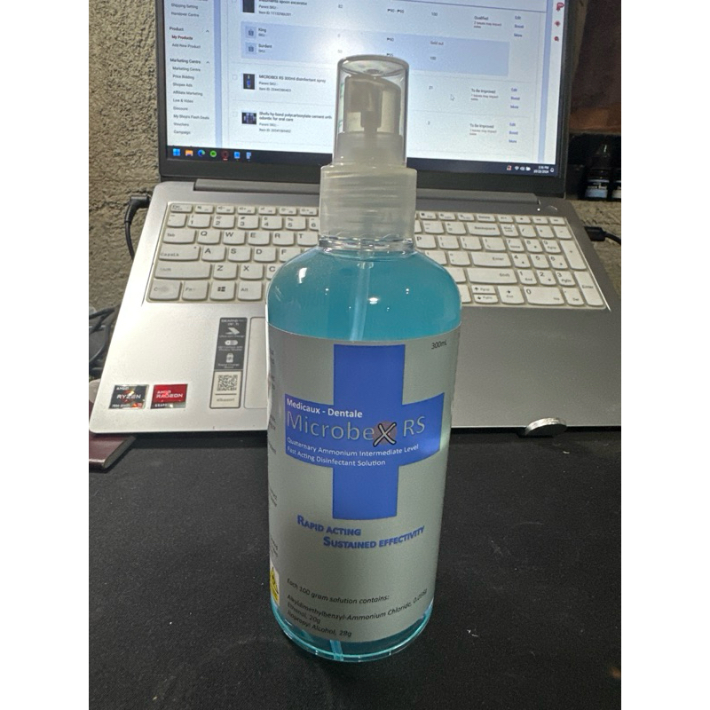 RS MICROBEX 300ml disinfectant spray | Shopee Philippines