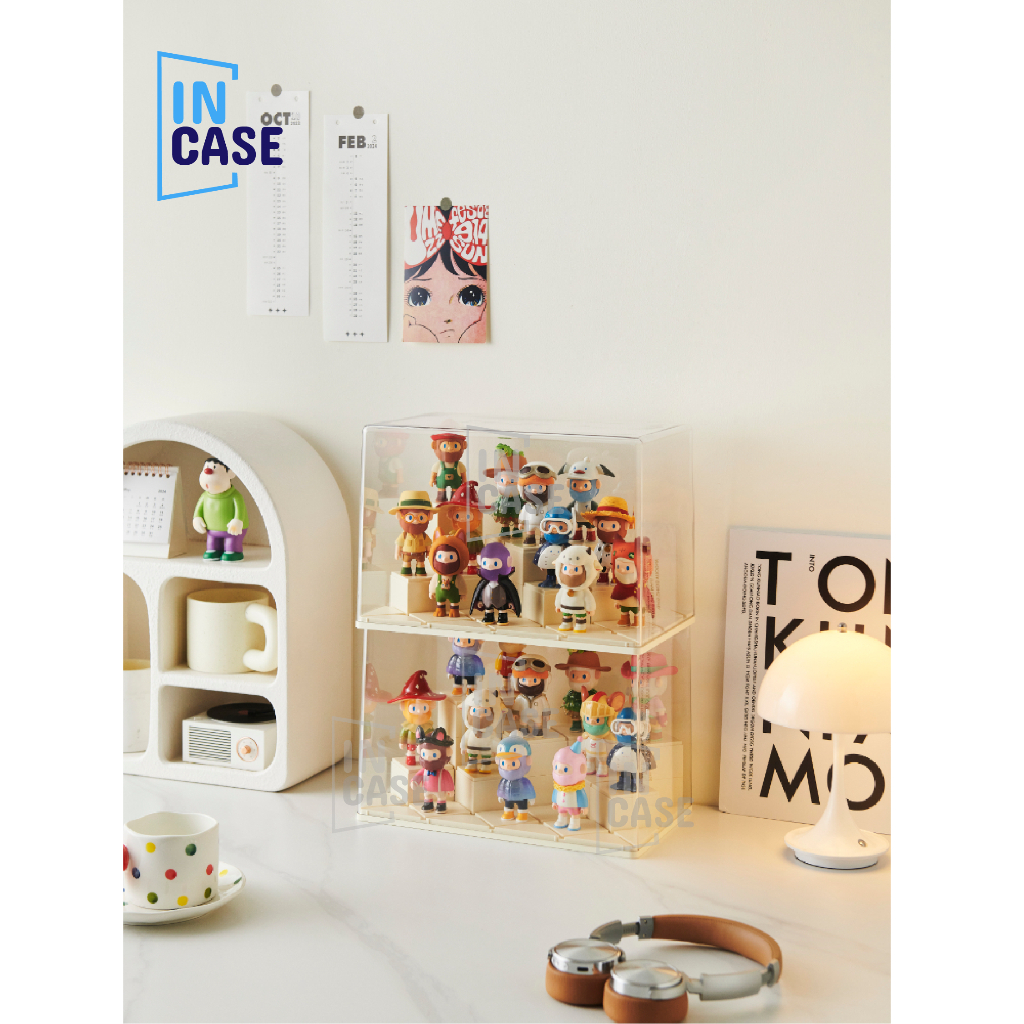 Podium Blocks Style Display Case for POPMART SONNY ANGEL SMISKI etc ...