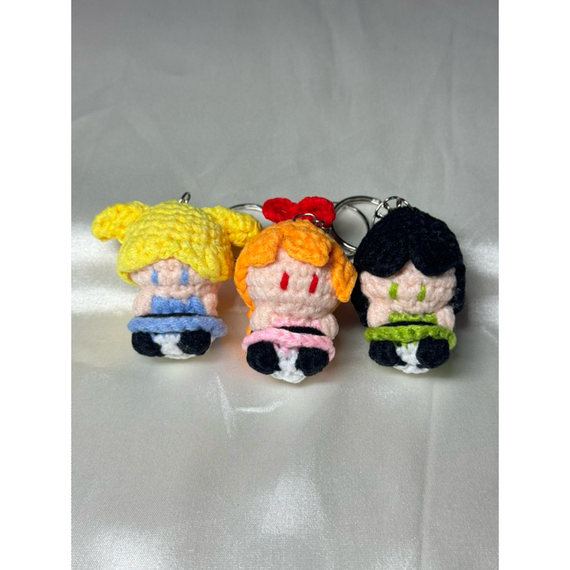 Powerpuff girls crochet keychains | PPG | Bag charms | Kozykraft ...