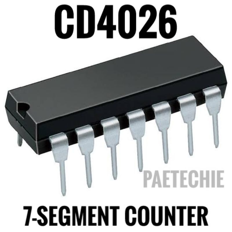 CD4026 4026 7-Segment Driver and Counter CMOS IC DIP-14 | Shopee Philippines