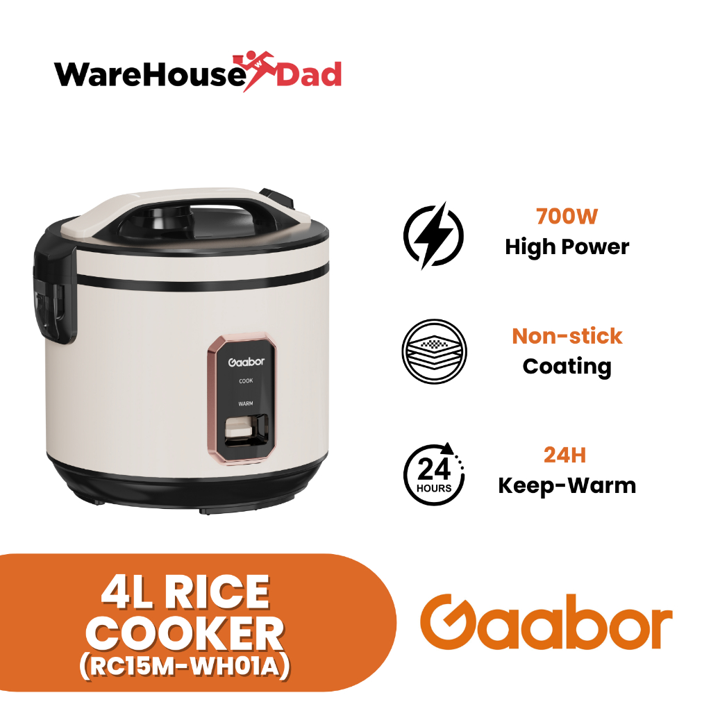 Gaabor Rice Cooker Mechanical One-Button Accurate Temperature Control ...