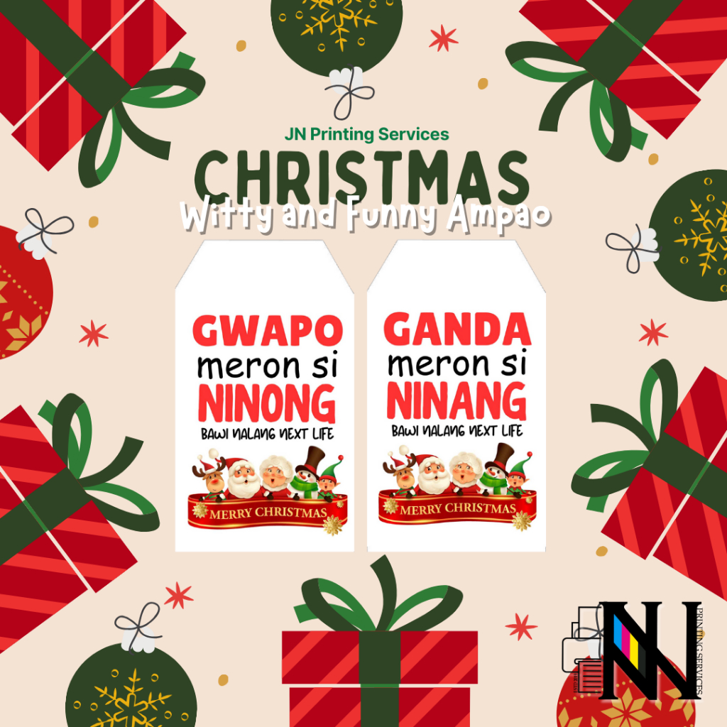 FUNNY AND WITTY PINOY AMPAO ANGPAO MONEY ENVELOPE FOR CHRISTMAS ...