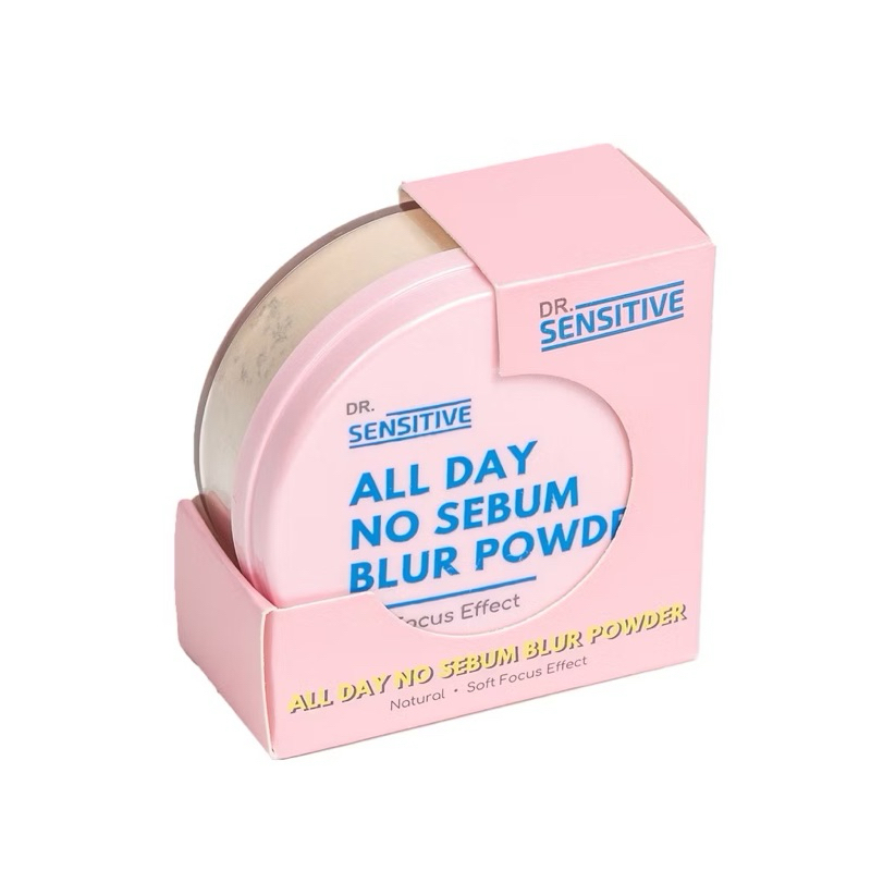 Dr. Sensitive All Day No Sebum Blur Powder - Natural (25g) | Shopee ...