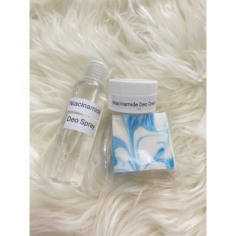 DEO SET (50ml spray +10g deo cream +70gram niatawas) | Shopee Philippines