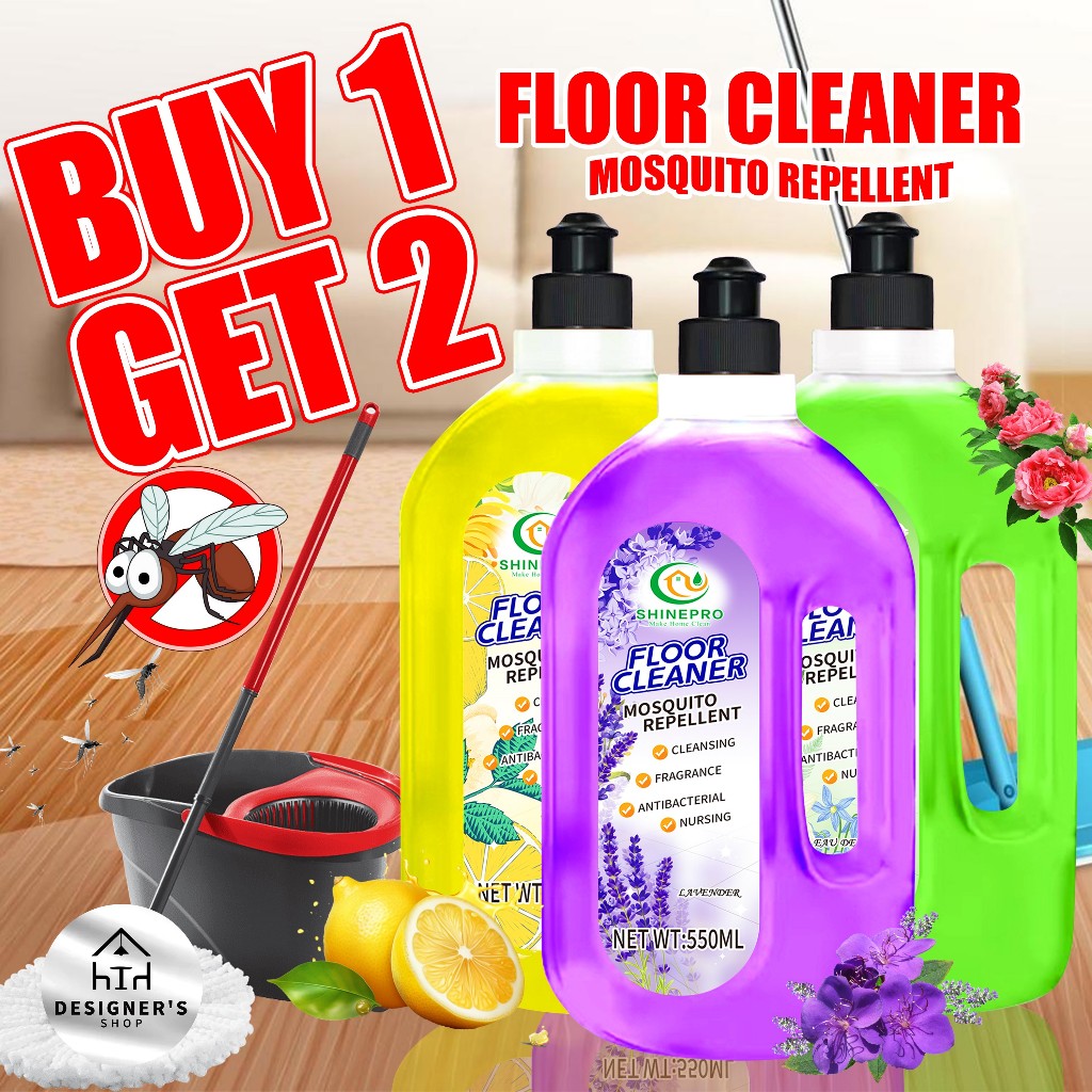 Buy 1 get 2 Floor Cleaner with mosquito repellent, 99.9 antibacterial ...