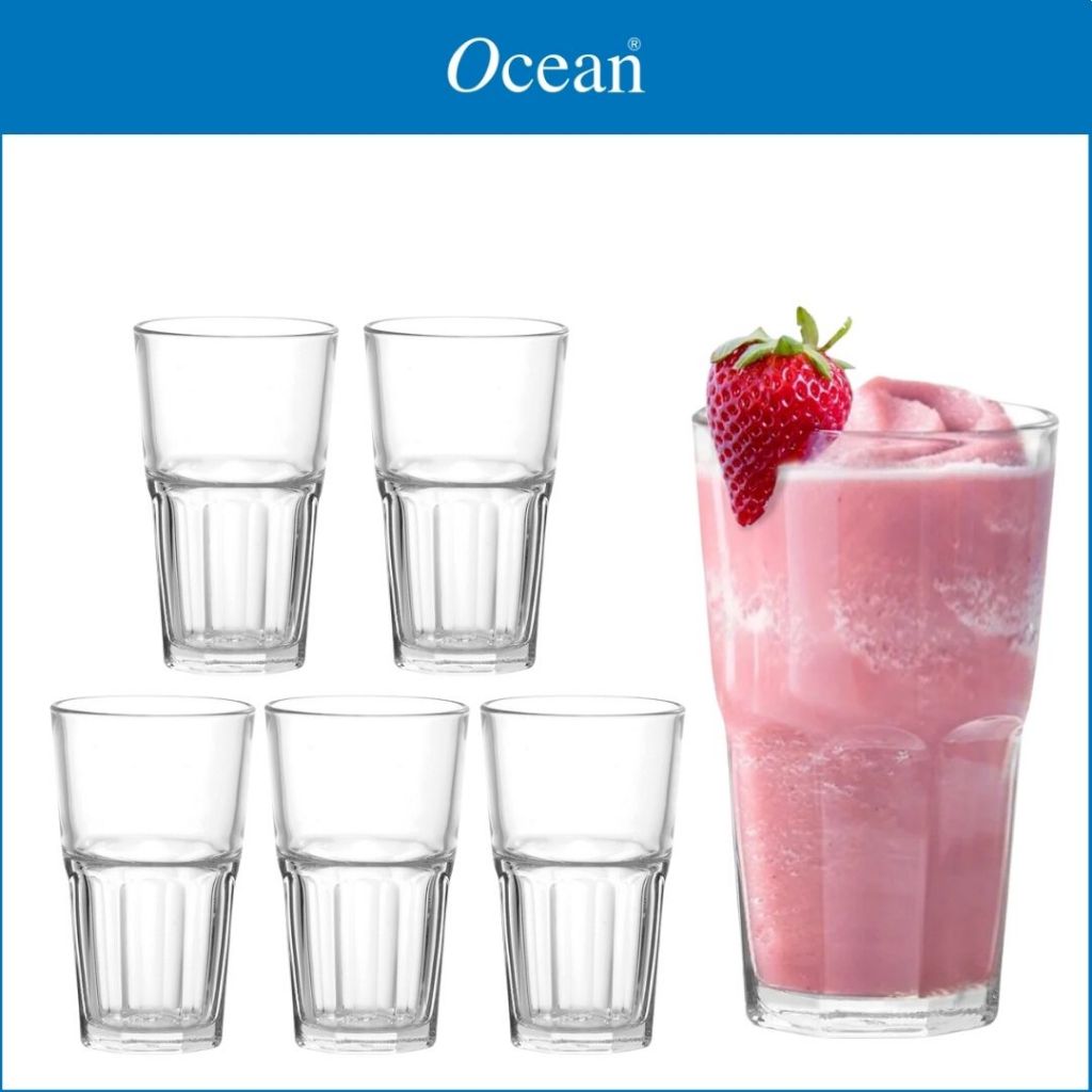 Ocean Glassware Centra High Ball Glass Water / Juice Glass Drinking ...