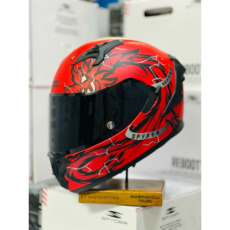 Spyder Rogue + GD - Ravage S5 Full Face Helmet with Dual Visor (Free ...