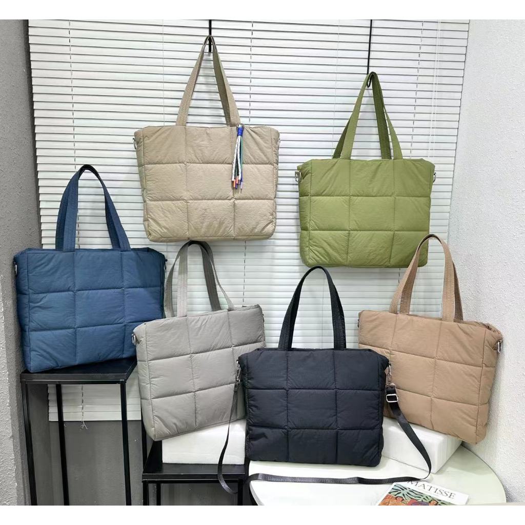 Irene Novy Large Capacity Down Bag Cotton Jacke Tote Bag New Commuter ...