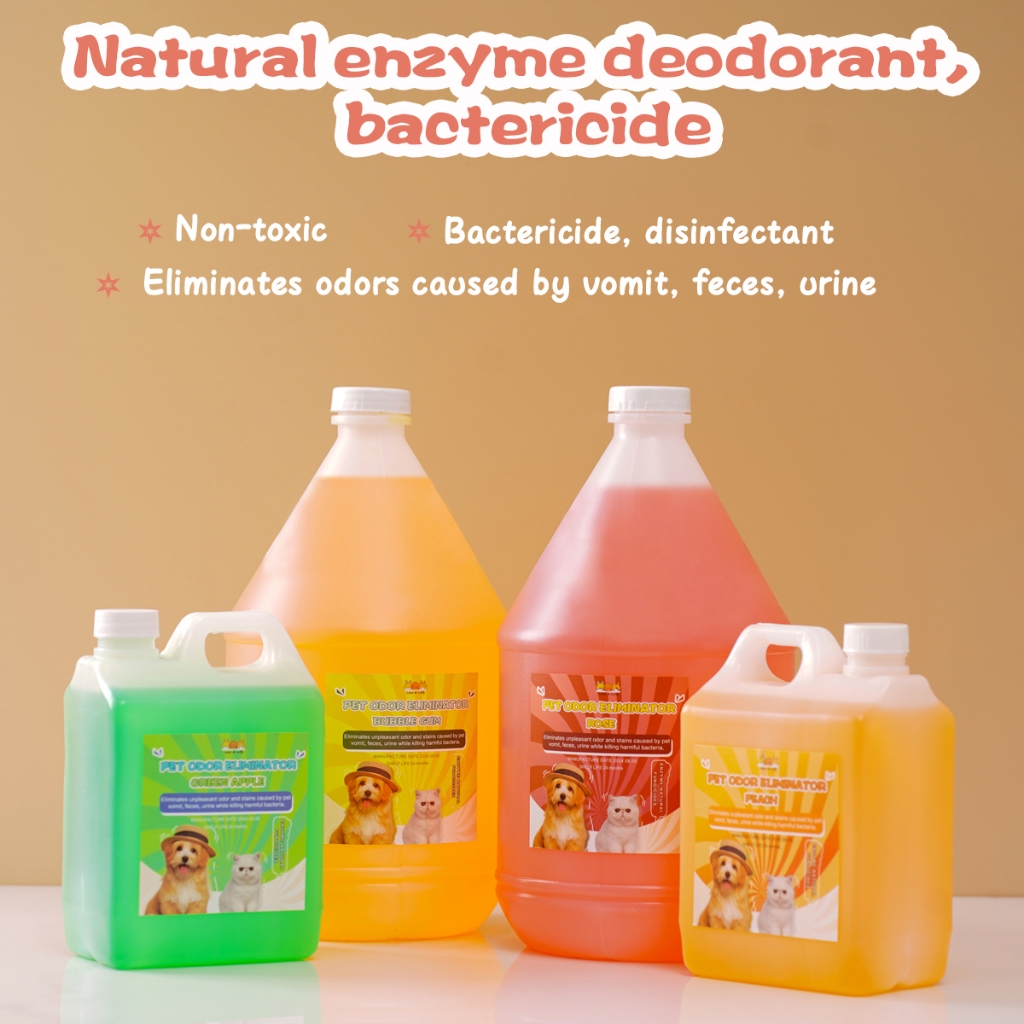 1G/1L Pet Odor Eliminator Enzyme disinfectant Dog and Cat Poop & Pee ...