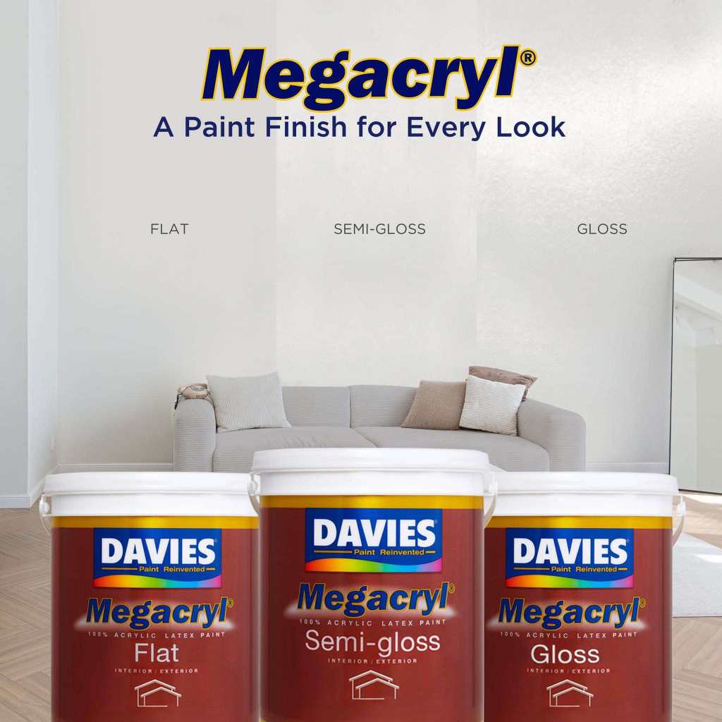 Davies Megacryl MCS Semi-Gloss, 100% Acrylic Latex, 70 Colors, Water ...