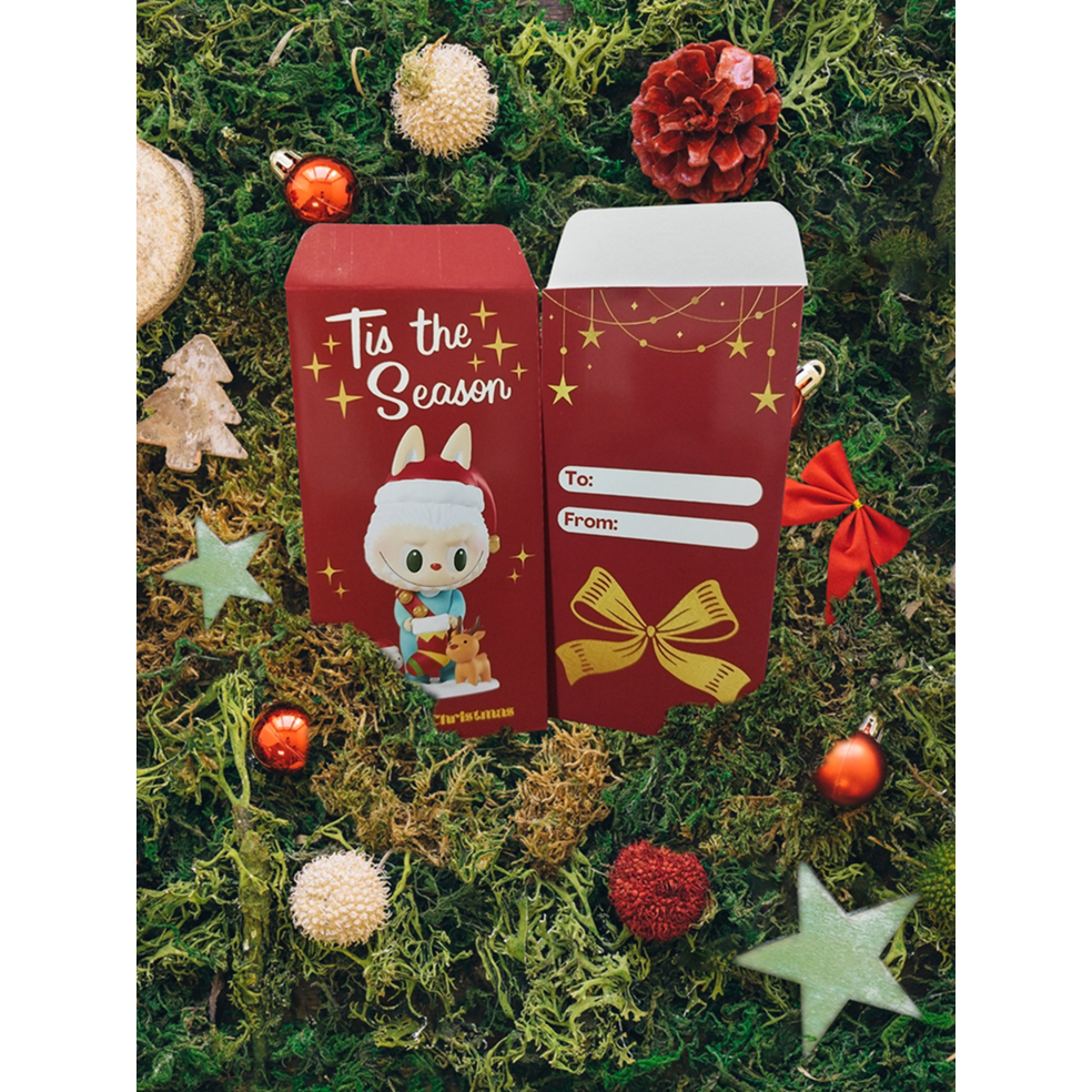 Pack of 5PCS Labubu Christmas Angpao or Cash Envelope. Size 19x8.50cm ...