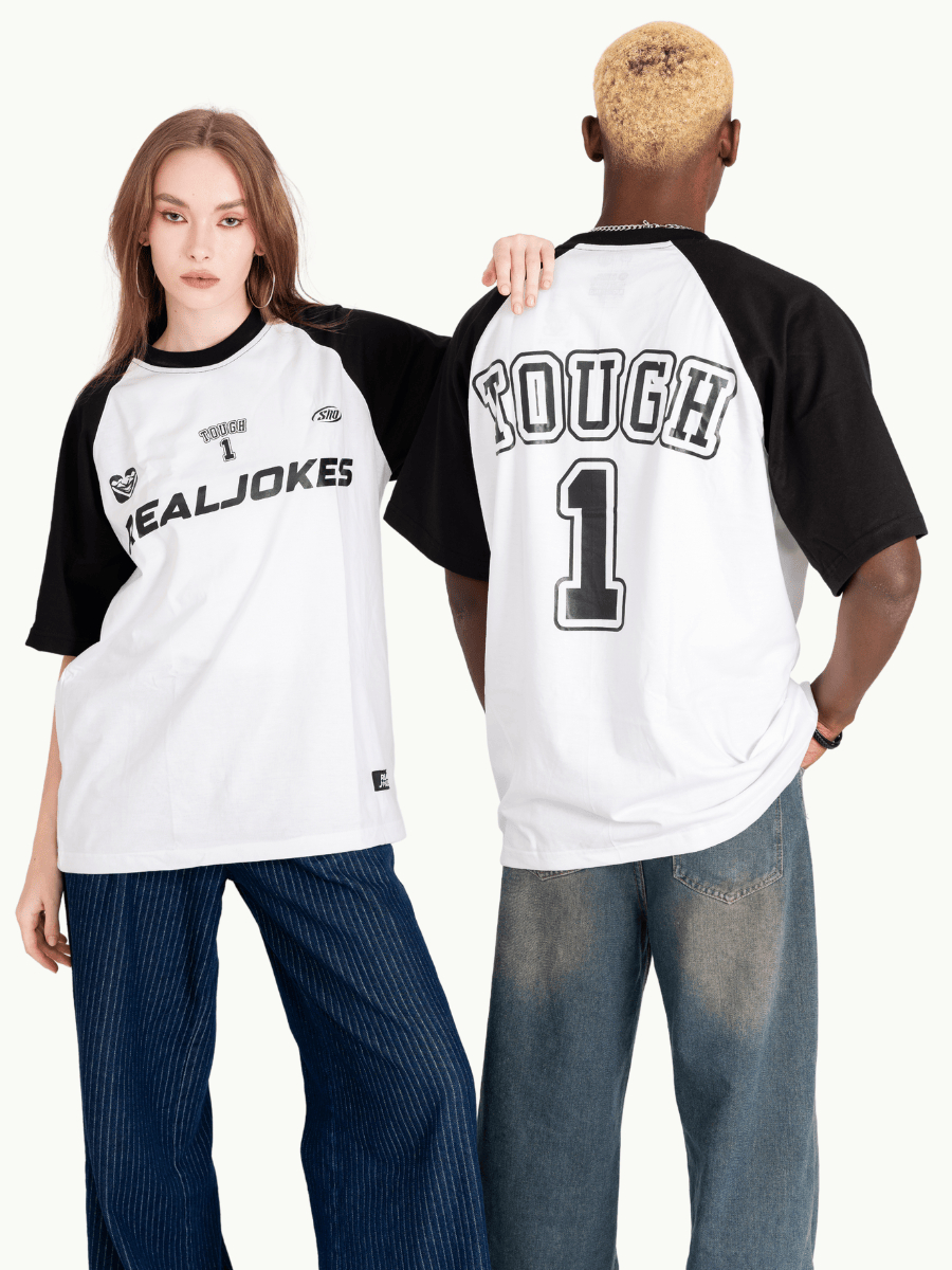 Real Jokes Clothing - Tough1 (White Shirt / Black Sleeves) | Shopee ...