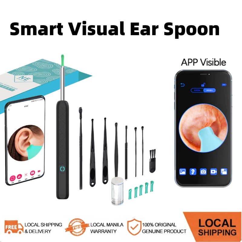Wireless Smart Visual Ear Cleaner Otoscope Ear Wax Removal Tool with ...