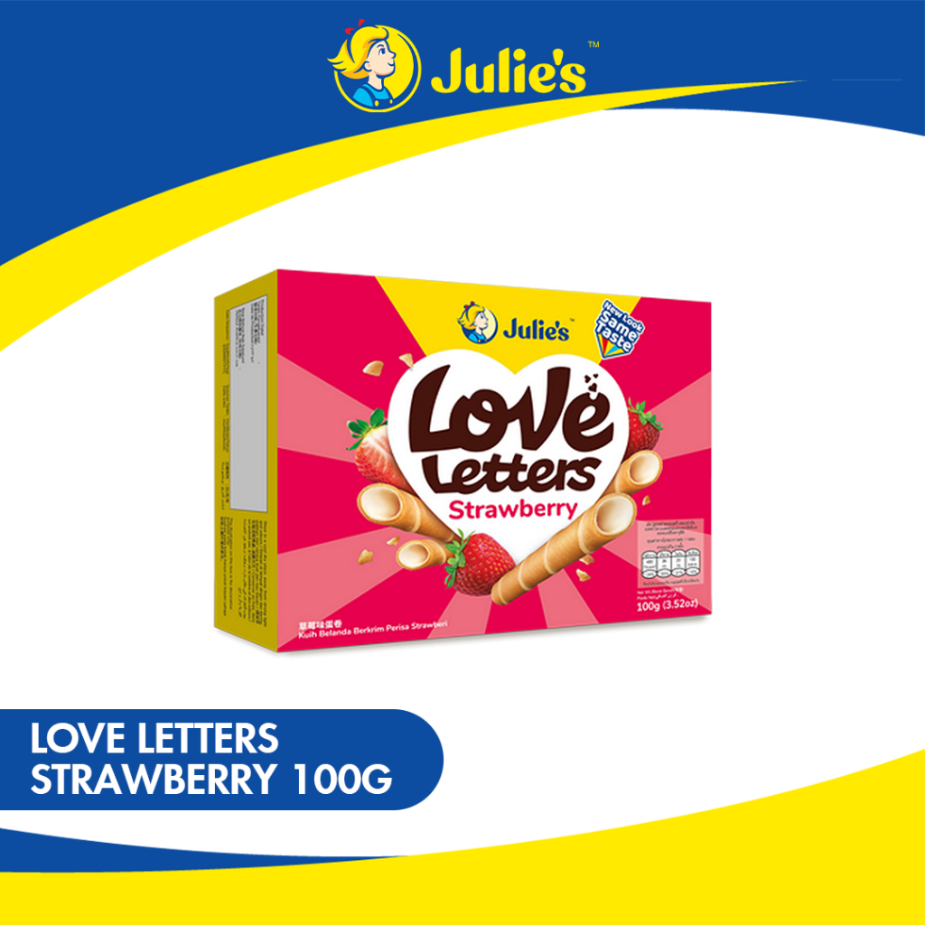Julie's Love Letters Strawberry 100g | Shopee Philippines