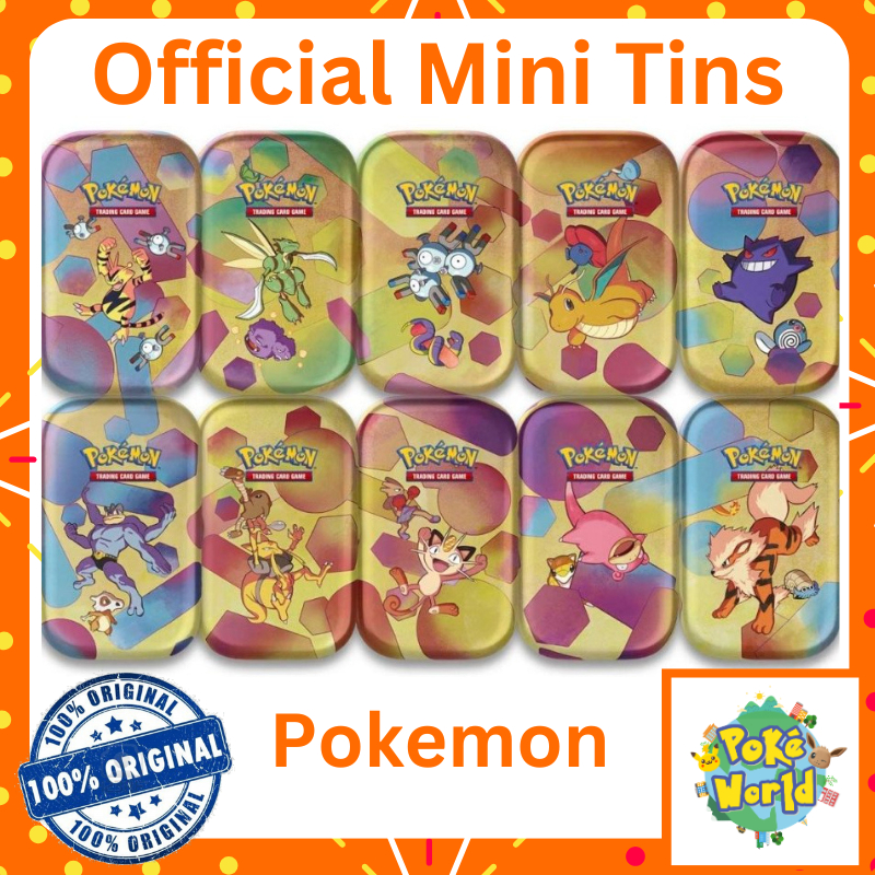 Mini Tins (Empty) Tin Only - Pokemon Mini Tiins - 151 - Pokemon ...