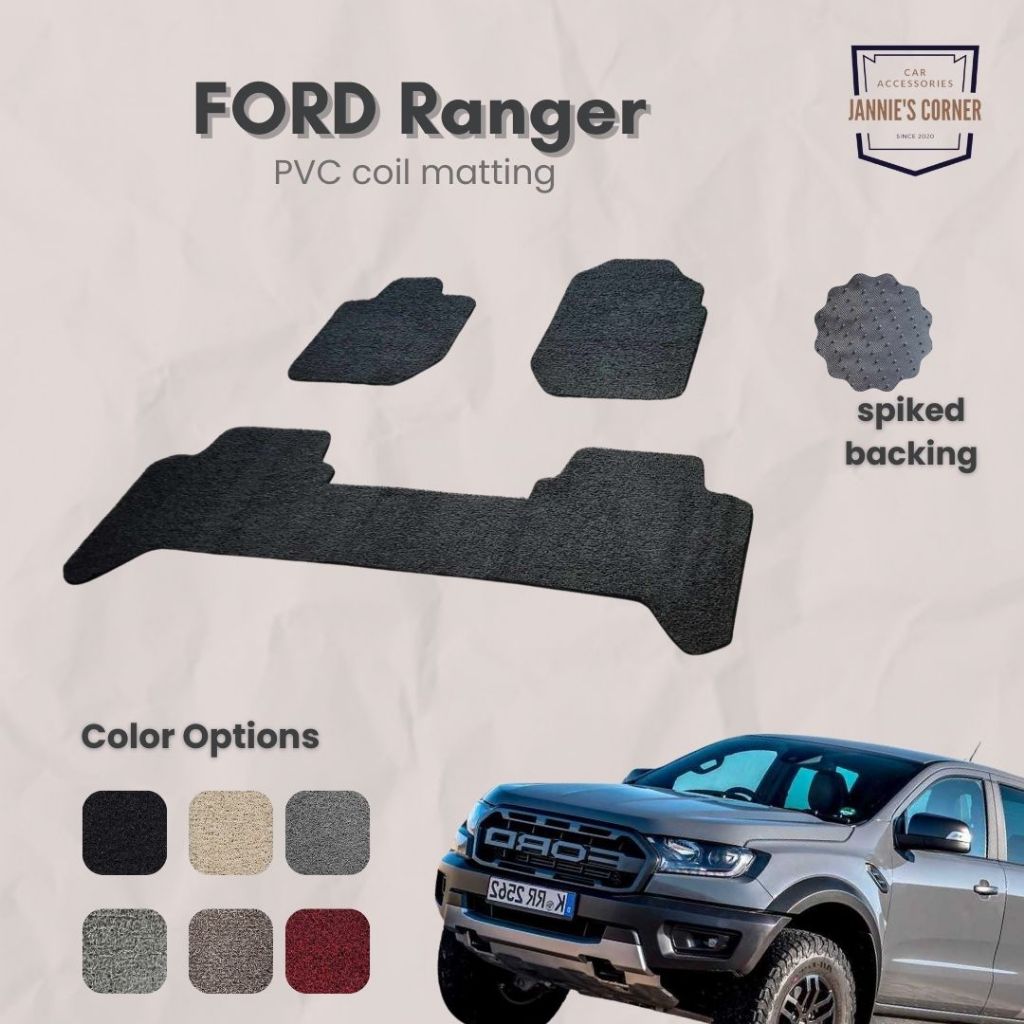 Ford Ranger Raptor Spaghetti Car Mat (Spiked Back) | Shopee Philippines
