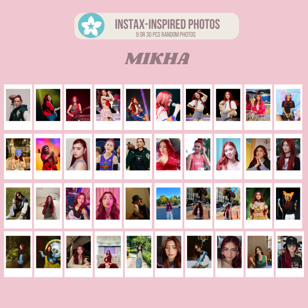 BINI INDIVIDUAL MEMBER INSTAX-INSPIRED RANDOM PHOTOS | Shopee Philippines