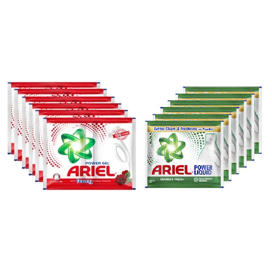 Ariel Power Gel Liquid Detergent Twin Pack x6 | Shopee Philippines
