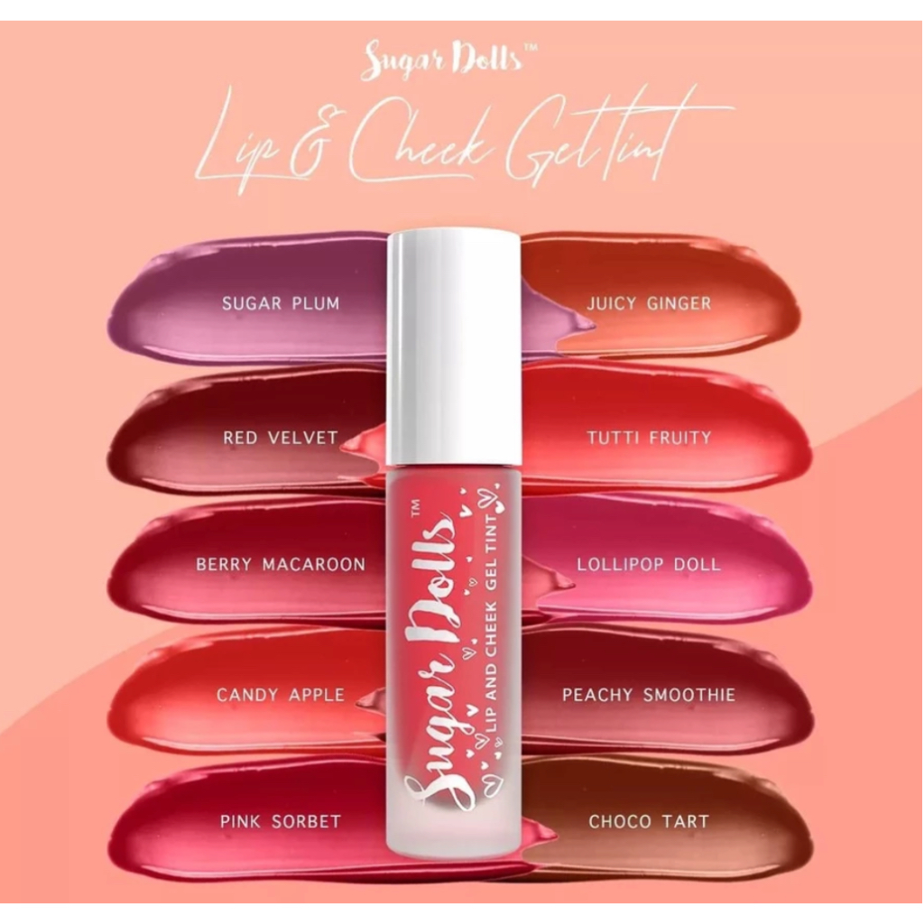 The Original Sugar Dolls Lip and Cheek Tint Liptint Long Lasting Pigmented | Shopee Philippines