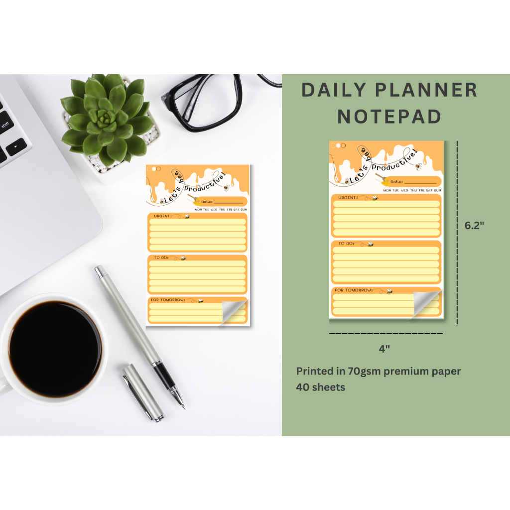 Daily Planner Notepad | Shopee Philippines