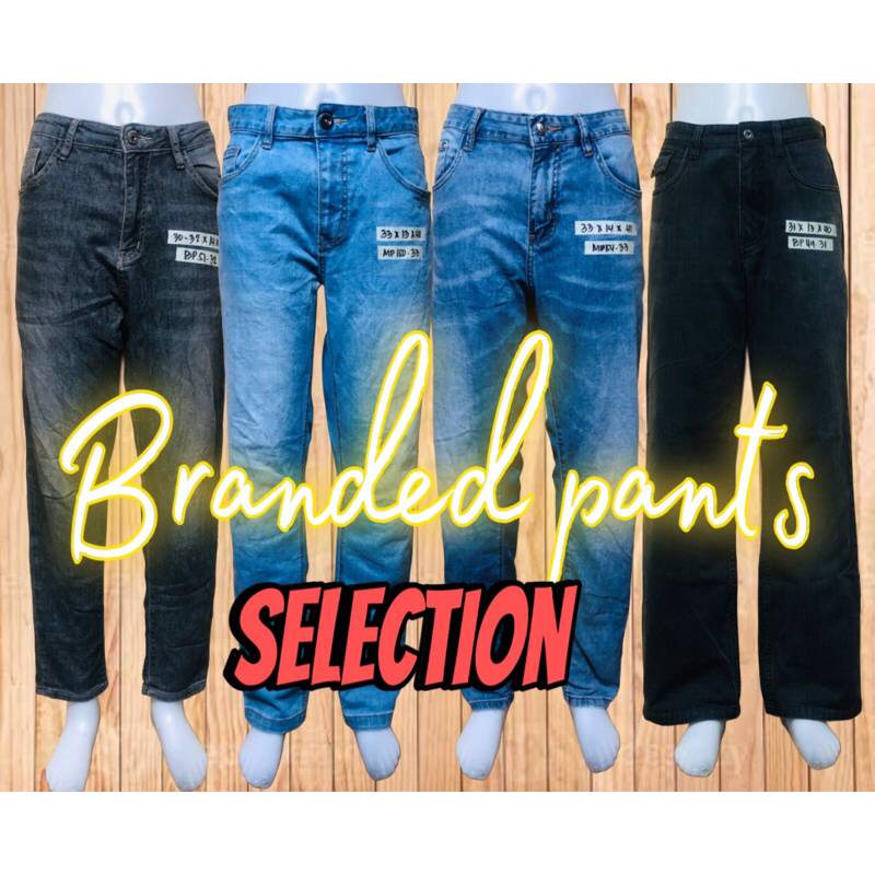 Maong Pants Denim Pants Jeans For Men Women Thrifted Preloved Branded ...