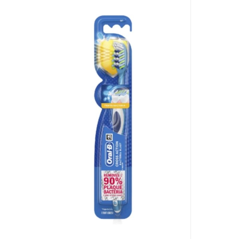 Oral-B Cross Action Bacteria Blast Toothbrush 1s | Shopee Philippines