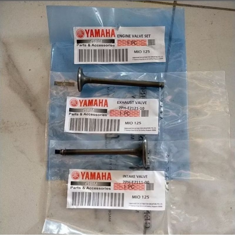 ENGINE VALVE SET for YAMAHA MIO i125/M3 (INTAKE&EXHAUST) | Shopee ...