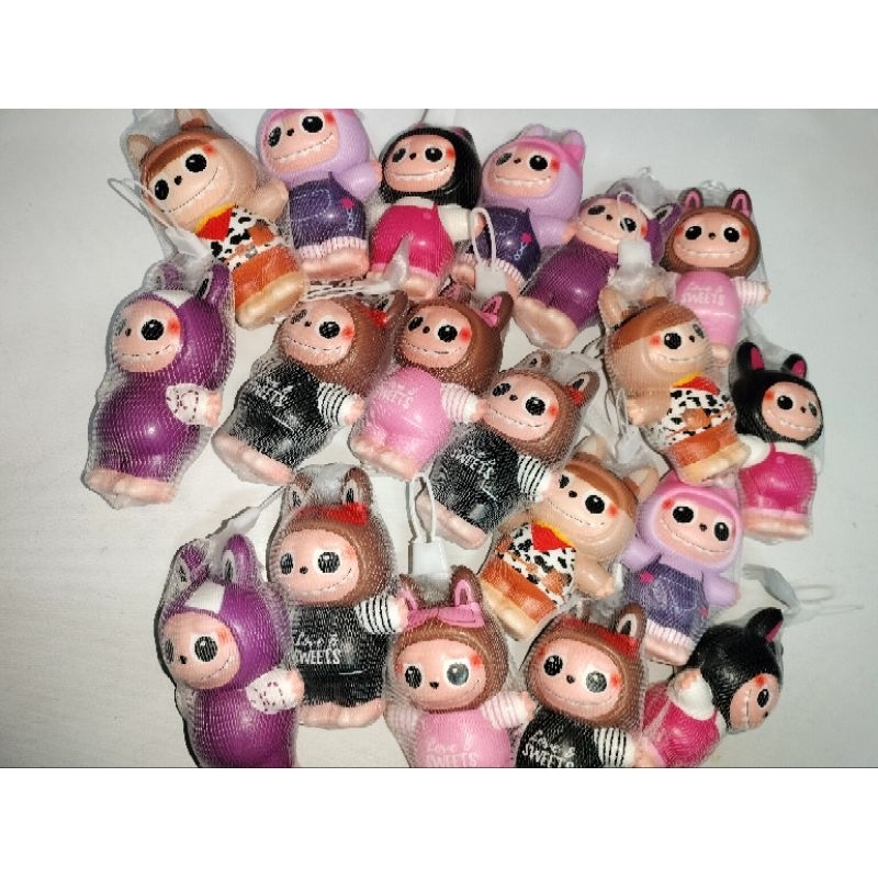 labubu doll squishy 12cm new labubu collection colorful dolls | Shopee ...