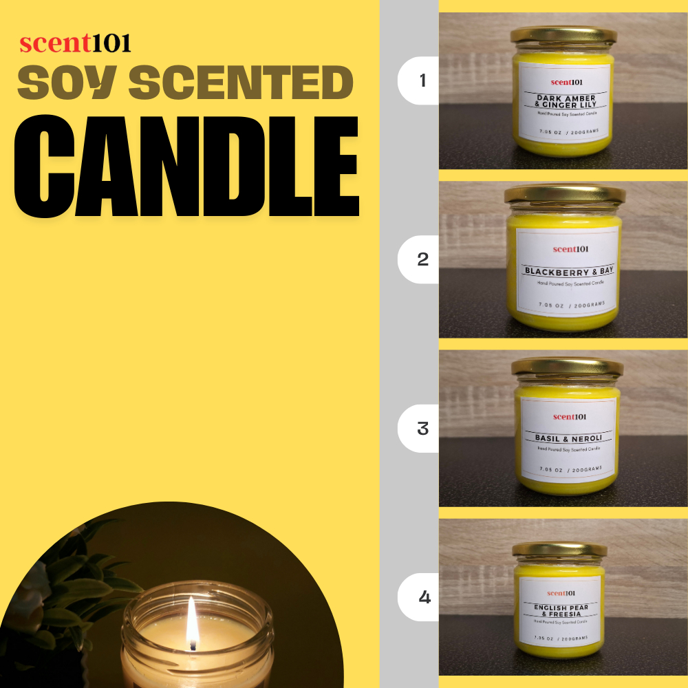 Scent 101 Premium Soy Wax Scented Candles / Inspired by JM / 200g ...