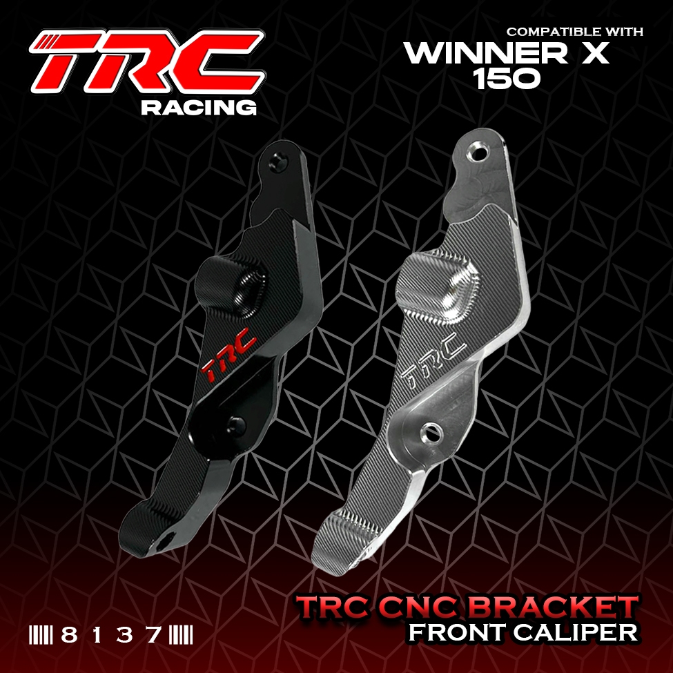 TRC RACING 4POT FRONT RADIAL CALIPER BRACKET (255MM-267MM DISC) FOR ...