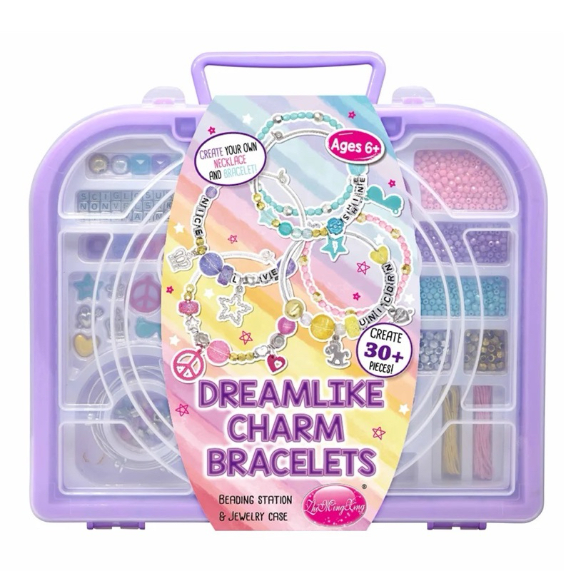 Bead Station and Jewelry Making DIY Colorful Beads Bracelet Toys Girls ...