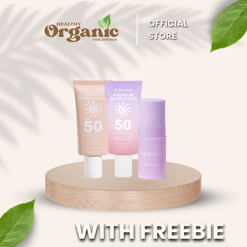 ADORN Premium Sunscreen Tinted Sunmist Spray Sun Protect Whitening Face ...