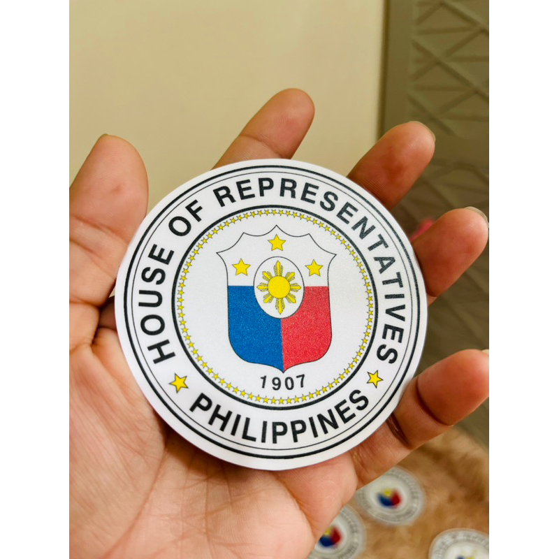 House of Representative Logo Sticker (WATER PROOF) | Shopee Philippines