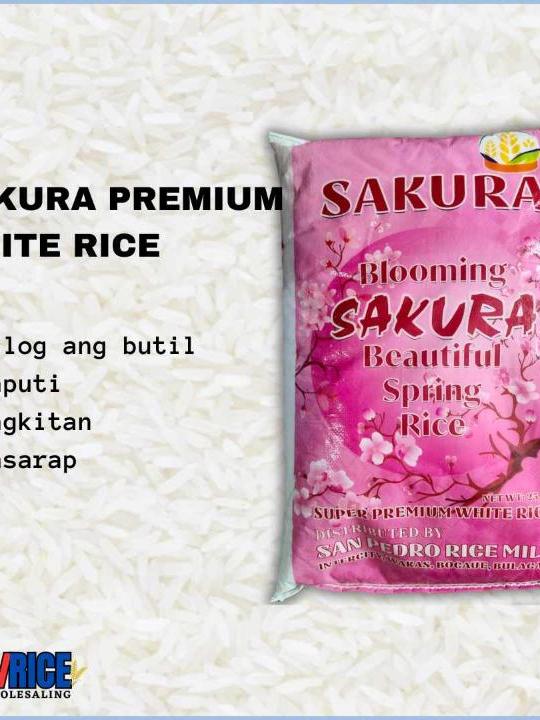 SAKURA Japanese Korean Sushi Rice 10 kg (Repacked in white sacks ...