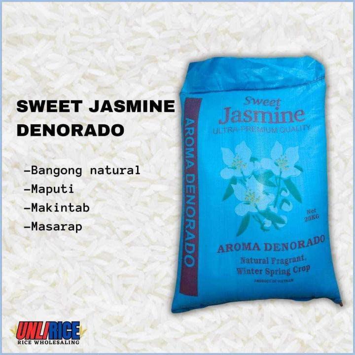 5 kg DENORADO Rice (REPACKED IN WHITE SACKS) Aromatic 100% -Imported ...